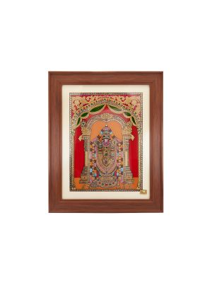 Buy Gold and Silver Plated God Artwork Frame for pooja room Online ...