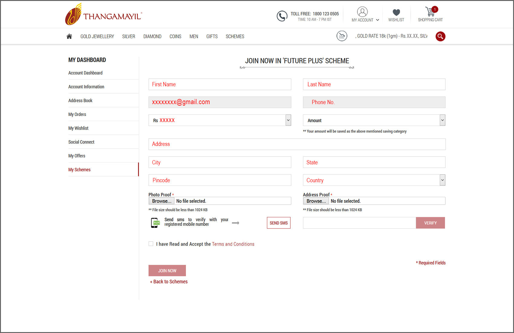 Thangmayil Online Jewellery Shopping Saving schemes Payment Method